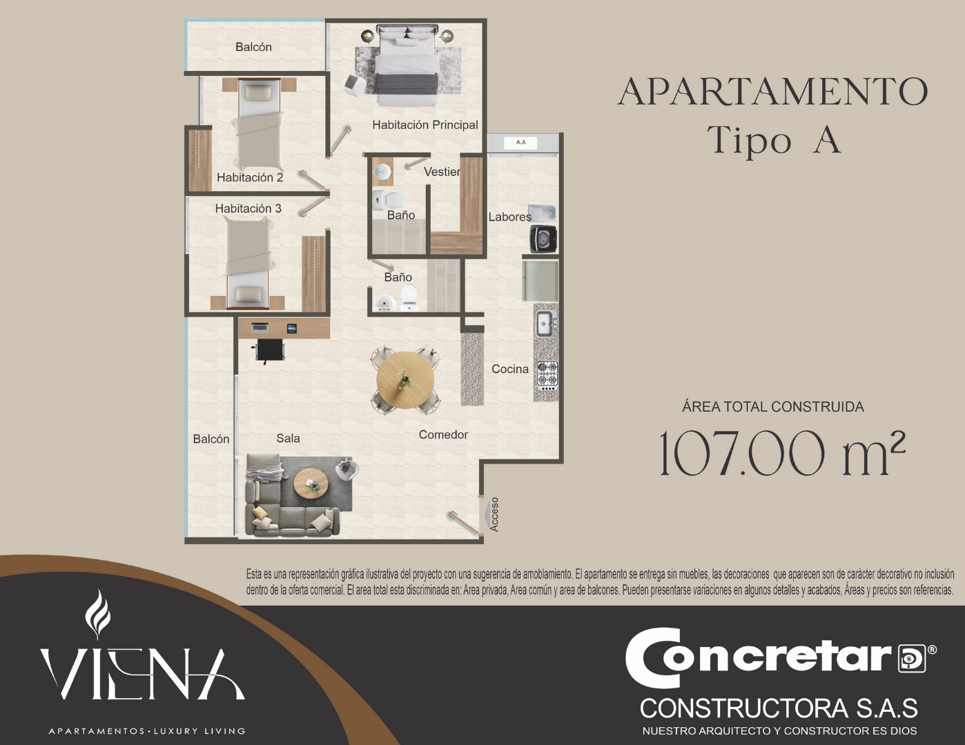 Viena Apartamentos - Luxury Living - Concretar